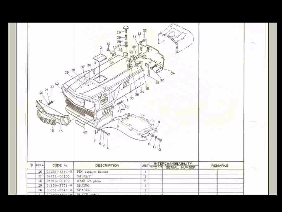 KUBOTA L345 Parts MANUAL 400pgs With Exploded Diagrams & Part Number ...