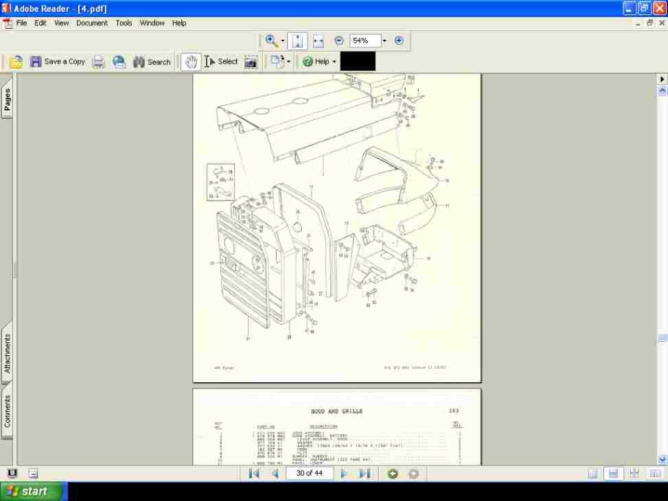 MASSEY FERGUSON MF 240 Tractor Parts Manual 135pgs for Mf240 Service ...