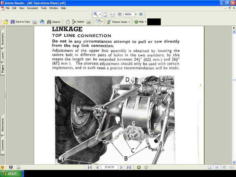 MASSEY FREGUSON MF 35 Tractor Parts Manual- 340 Pgs With Exploded ...