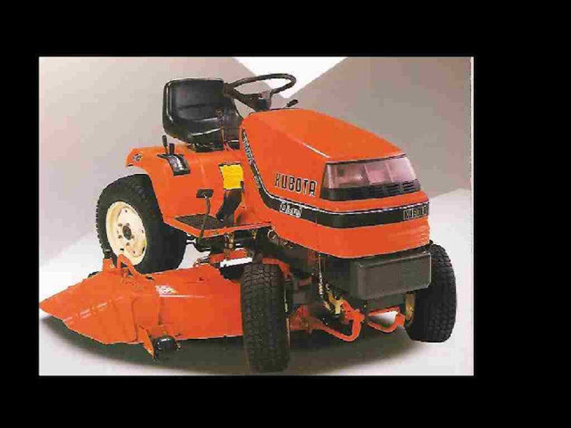 KUBOTA G1800 TRACTOR Parts Manual 100pgs for G-1800 Tractor Exploded ...