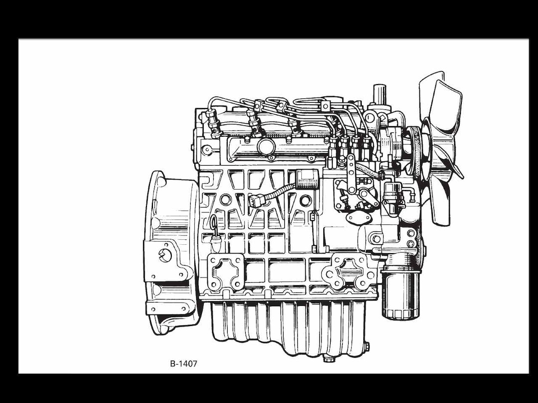 KUBOTA D1005 D1105 D1305 V1505 ENGINE MANUAL for Maintenance Tuning & Operations Diesel Service ...