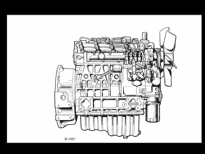 KUBOTA D1005 D1105 D1305 V1505 ENGINE MANUAL for Maintenance Tuning ...