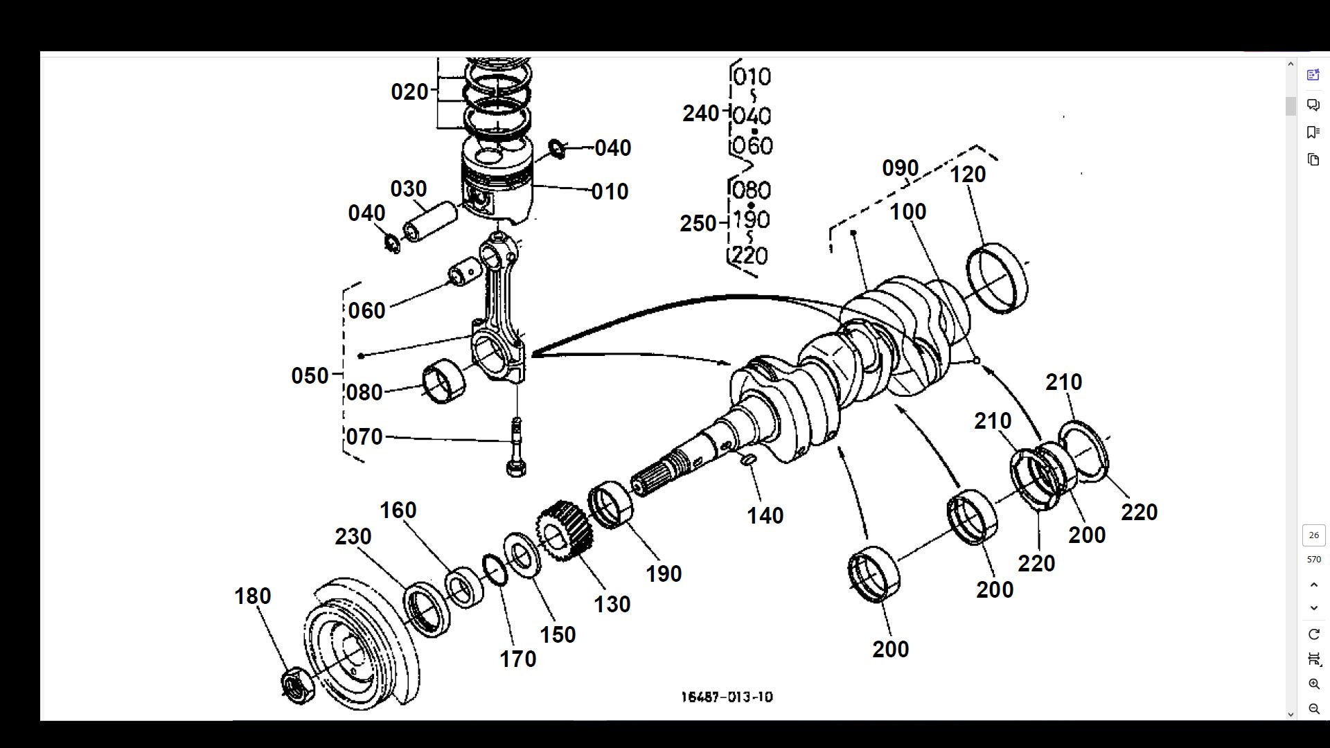 KUBOTA L3010 Parts Manual -570pgs W/ Exploded Diagrams and Part Numbers ...