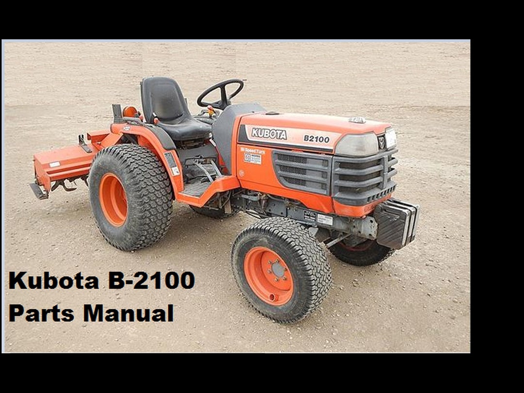 KUBOTA B2150 Manual de piezas de tractor 580pgs con diagramas - Etsy España