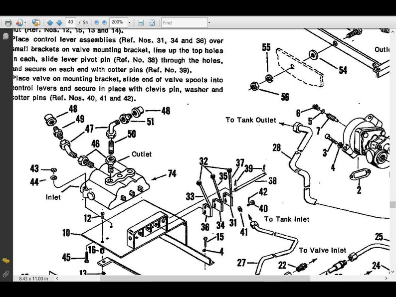 JACOBSEN GT10 TRACTOR Operationss and Parts Manuals -55pgs for GT-10 ...