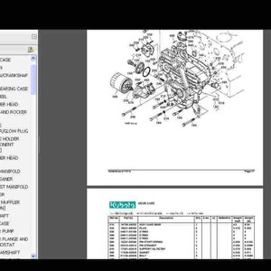 KUBOTA L2500 Tractor Parts Manual Set - 475pgs With Detailed Exploded ...
