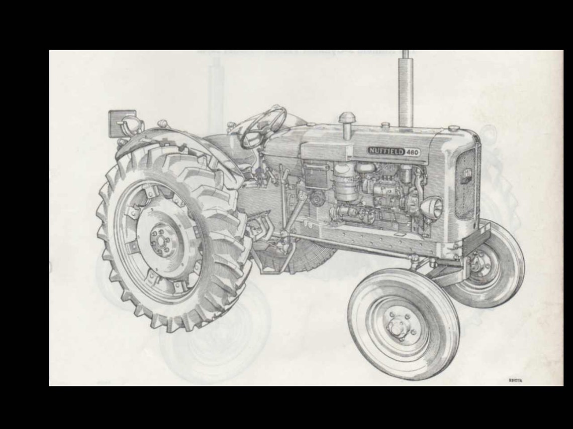 NUFFIELD 342 460 3 DL 4 DM 10/42 10/60 pièces manuel pour tracteur ...