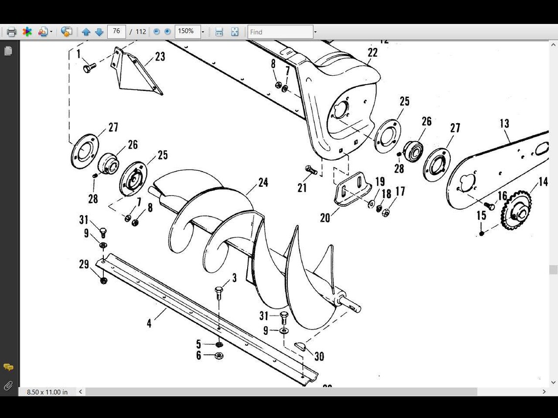 ALLIS CHALMERS 300 312 314 TRACTOR Manuals - 165 Pgs Operations & Parts ...