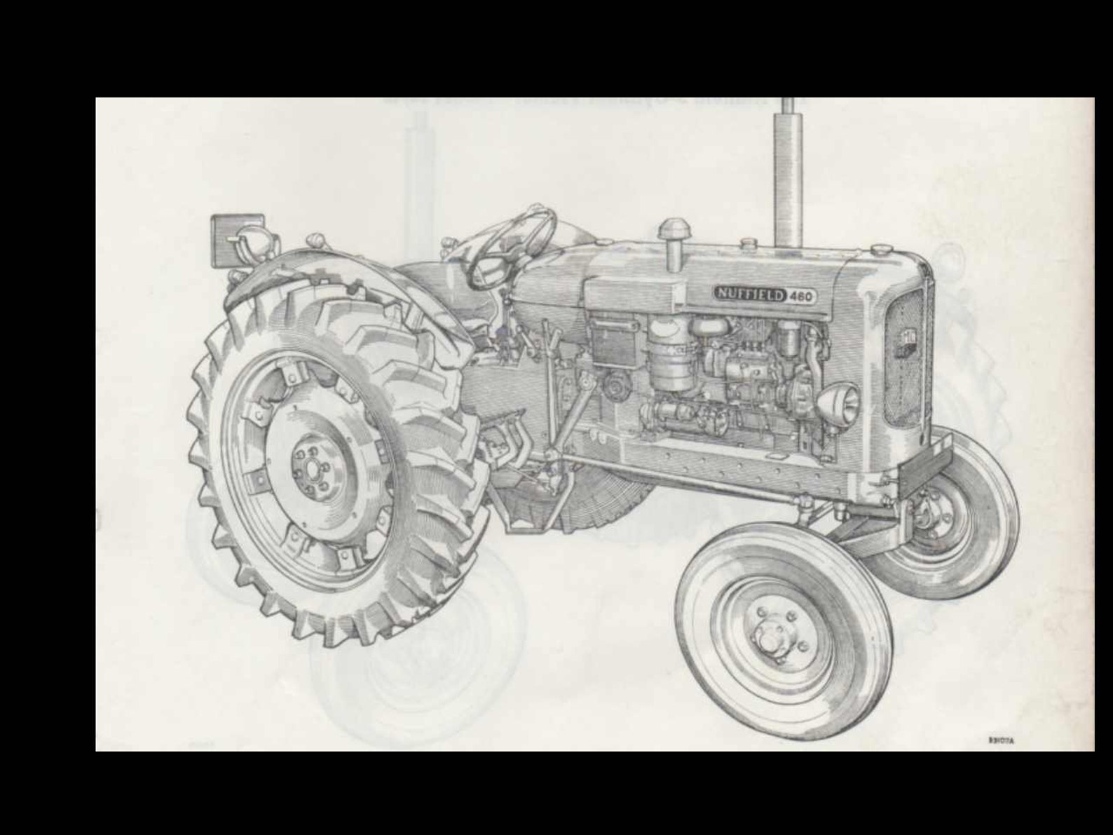 NUFFIELD 342 460 3DL 4DM 10/42 10/60 Tractor Parts Manual - 200pgs With ...