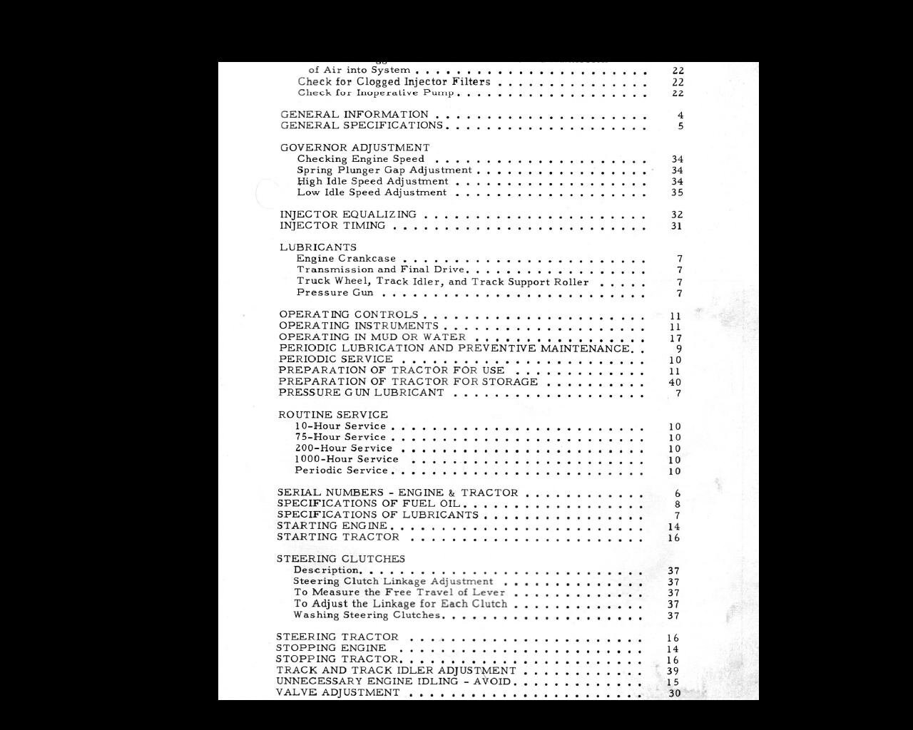 ALLIS Chalmers HD5 Tractor Manuals - 50pgs With AC HD 5 Crawler ...