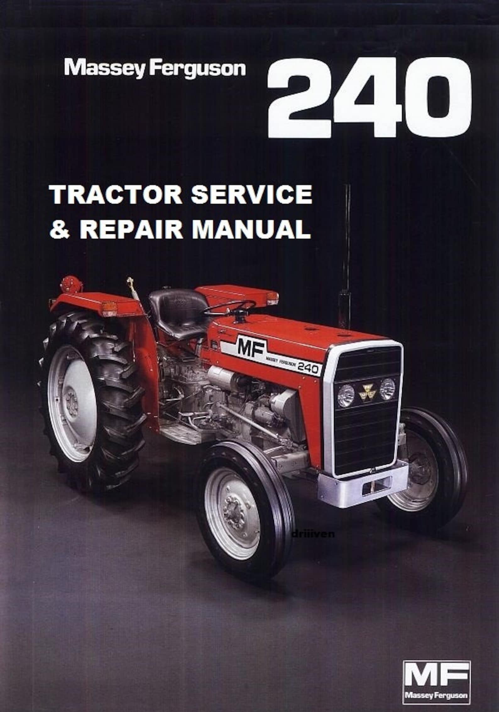 MASSEY FERGUSON MF240 Workshop Service Manual -191pgs for MF 240 ...