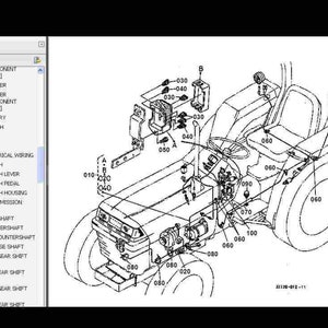 KUBOTA L2500 Tractor Parts Manual Set - 475pgs With Detailed Exploded ...