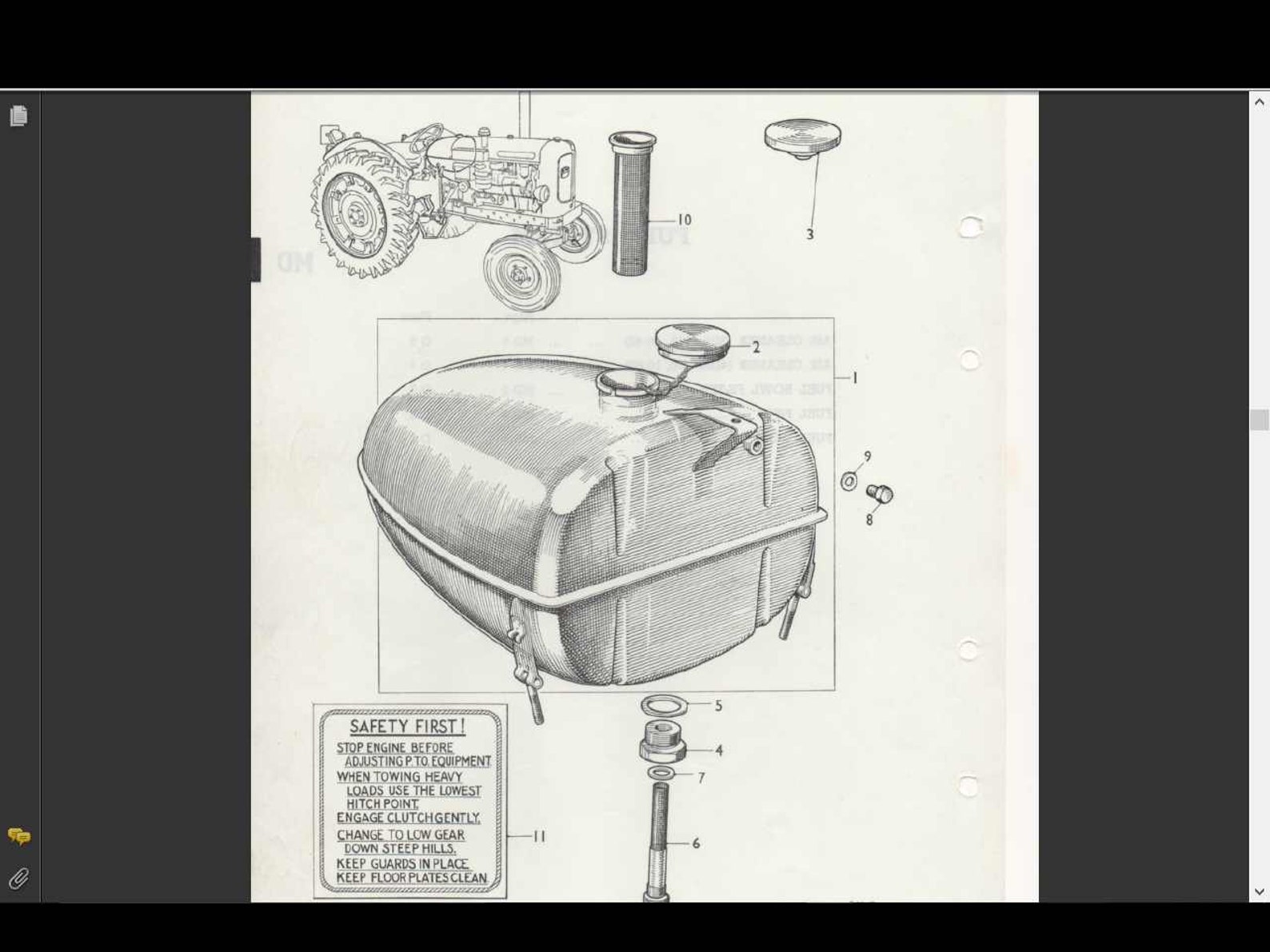 NUFFIELD 342 460 3DL 4DM 10/42 10/60 Tractor Parts Manual - 200pgs With ...
