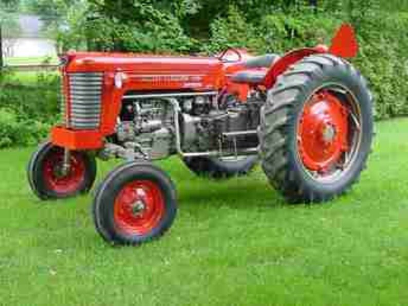 Massey Ferguson MF 50 65 Tractor Service Manuals 350pgs With MF50 ...