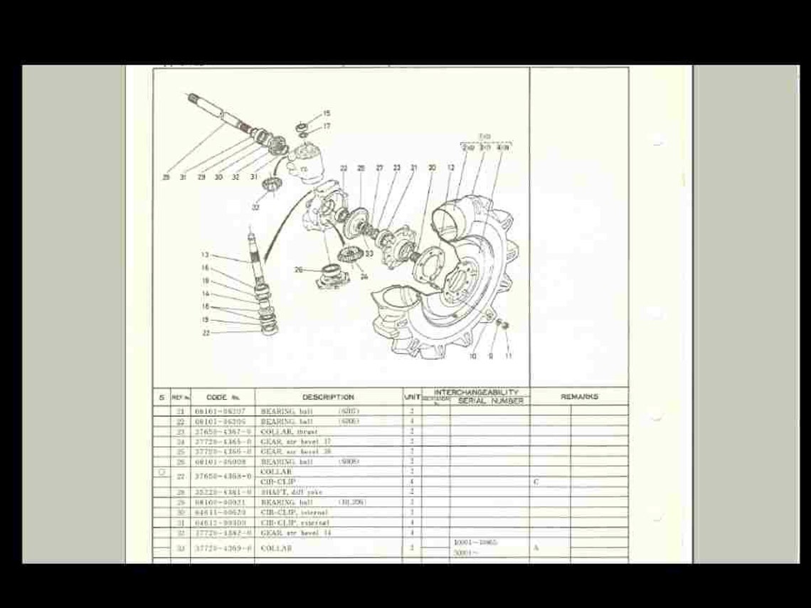 KUBOTA L185 L185DT L 185 L 185 DT Tractor Parts Manual -100pg With ...
