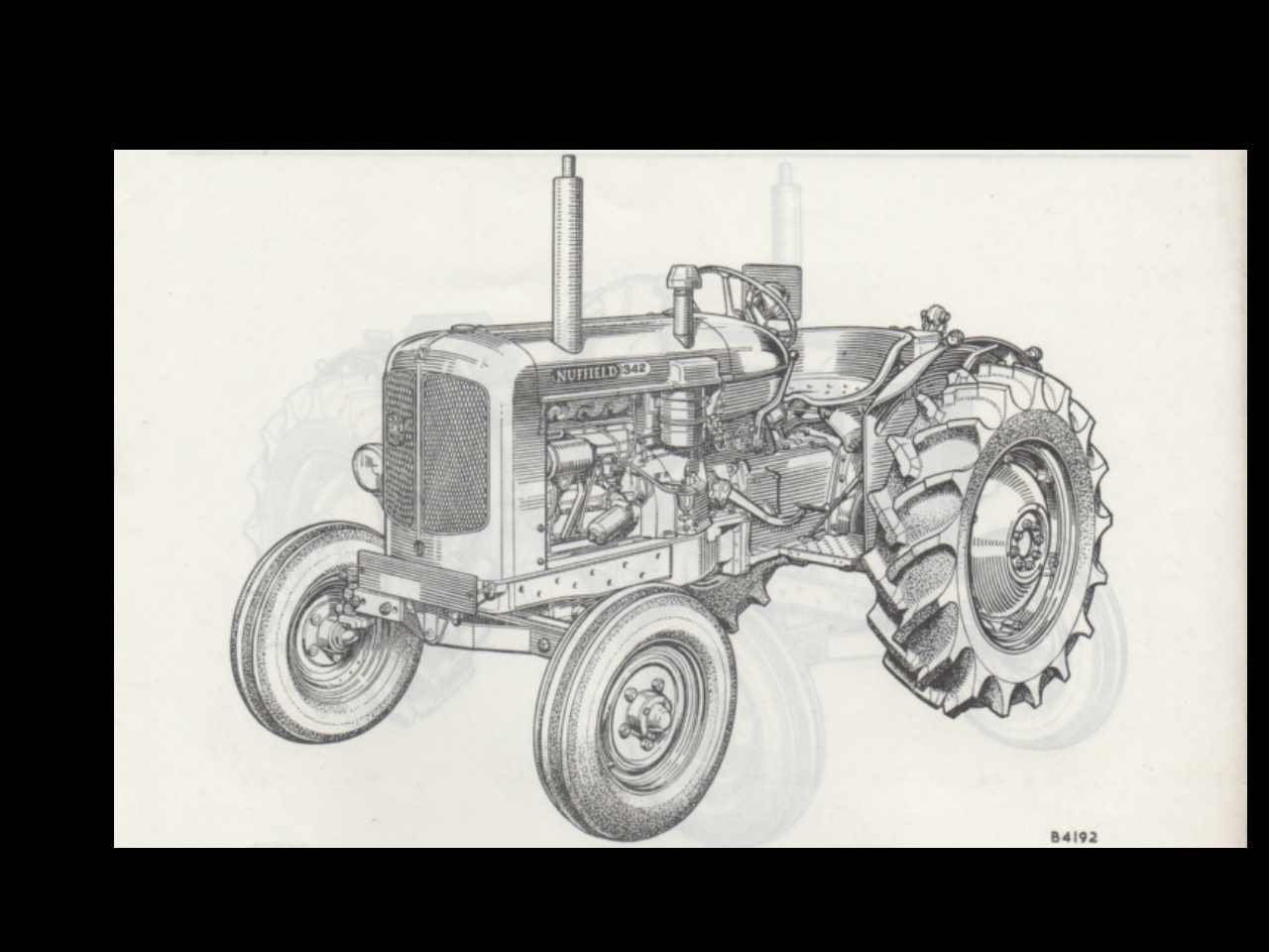 NUFFIELD 342 460 3DL 4DM 10/42 10/60 Tractor Parts Manual 200pgs With ...