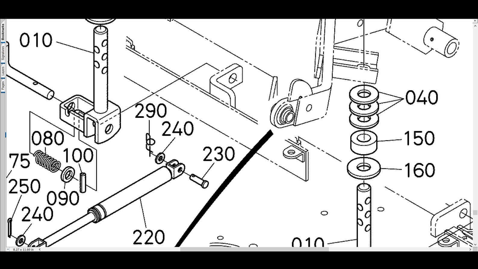 KUBOTA F2880 F3680 Tractor Mower Parts Manual -325pages of Exploded ...