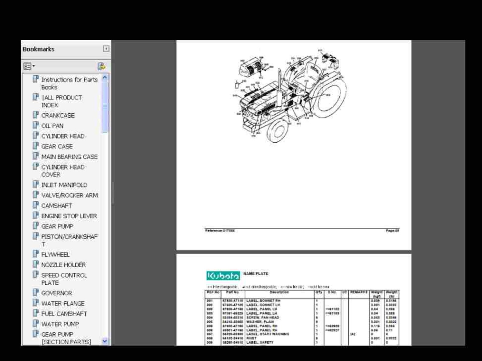 KUBOTA B8200 TRACTOR Operations & Parts Manuals - 390 Pgs Also Covers B ...