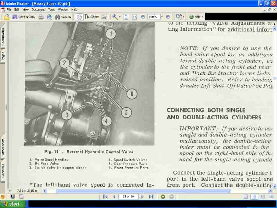 MASSEY FERGUSON Super 90 Operations Manual for MF90 Tractor Service ...