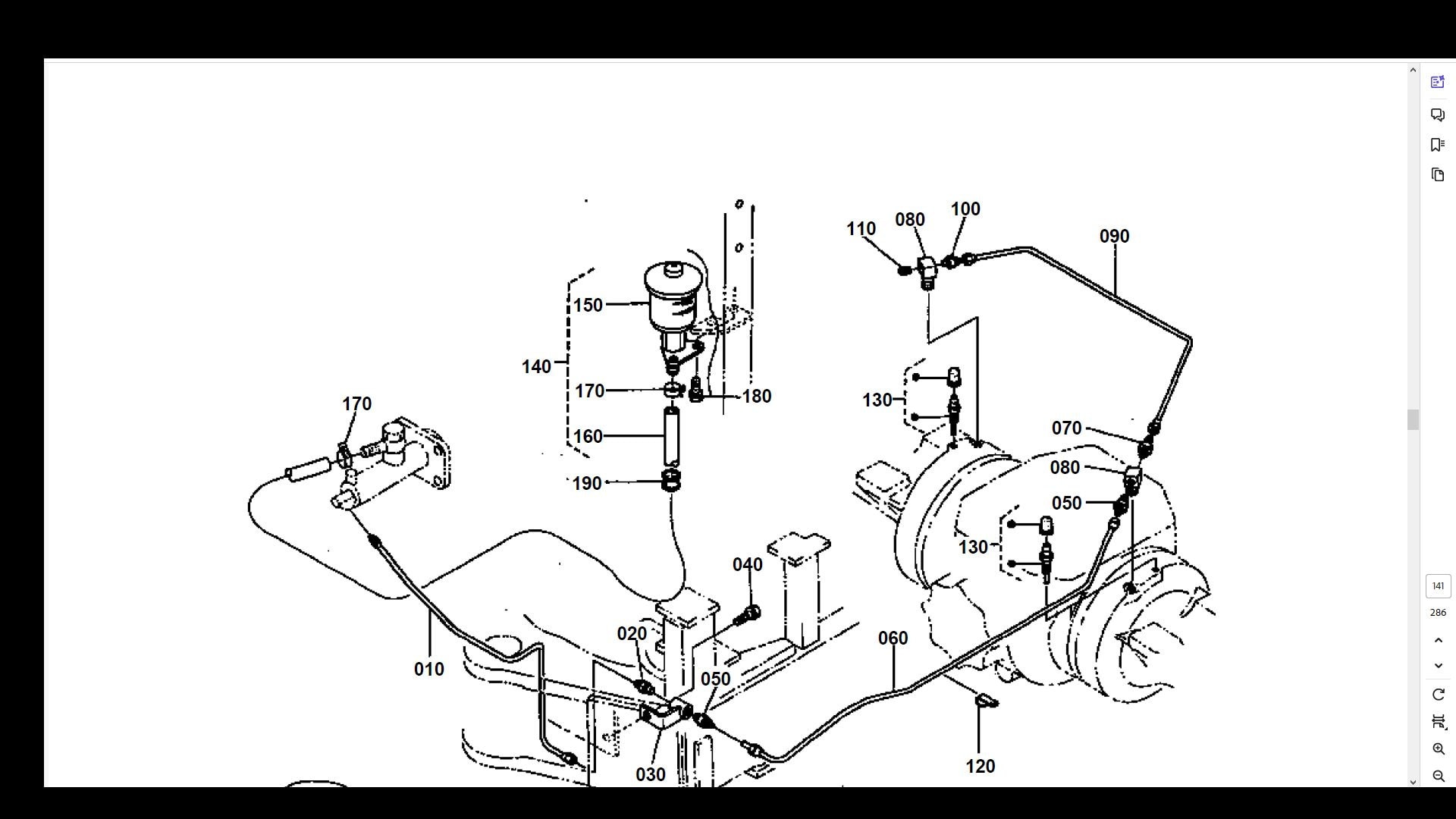 KUBOTA R400 Tractor Loader Parts Manual 285pgs for R 400 Tractors With ...