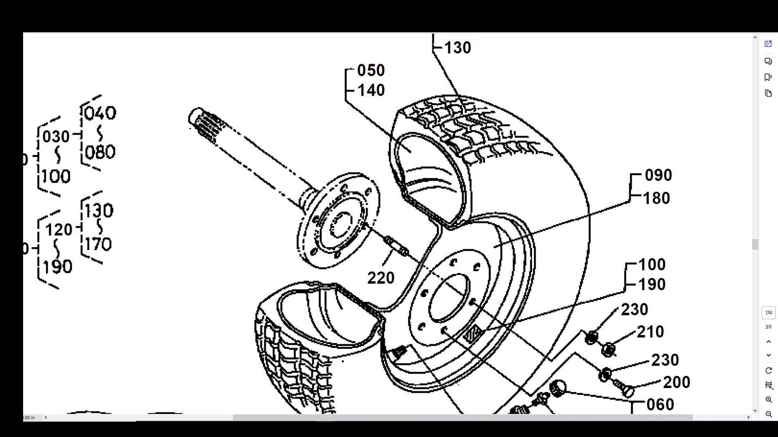 KUBOTA L2850 Tractor Parts Manual 610pgs With Detailed Exploded ...
