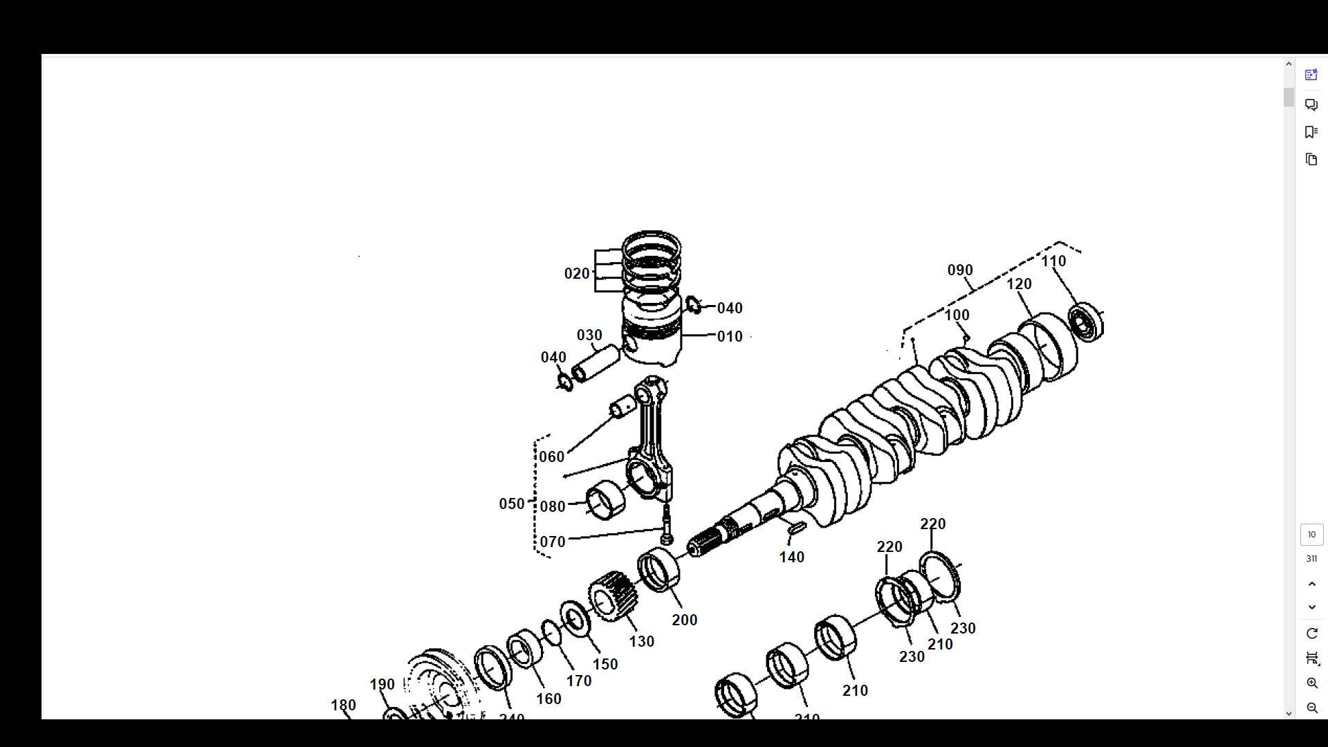 KUBOTA L2850 Tractor Parts Manual -610pgs With Detailed Exploded ...