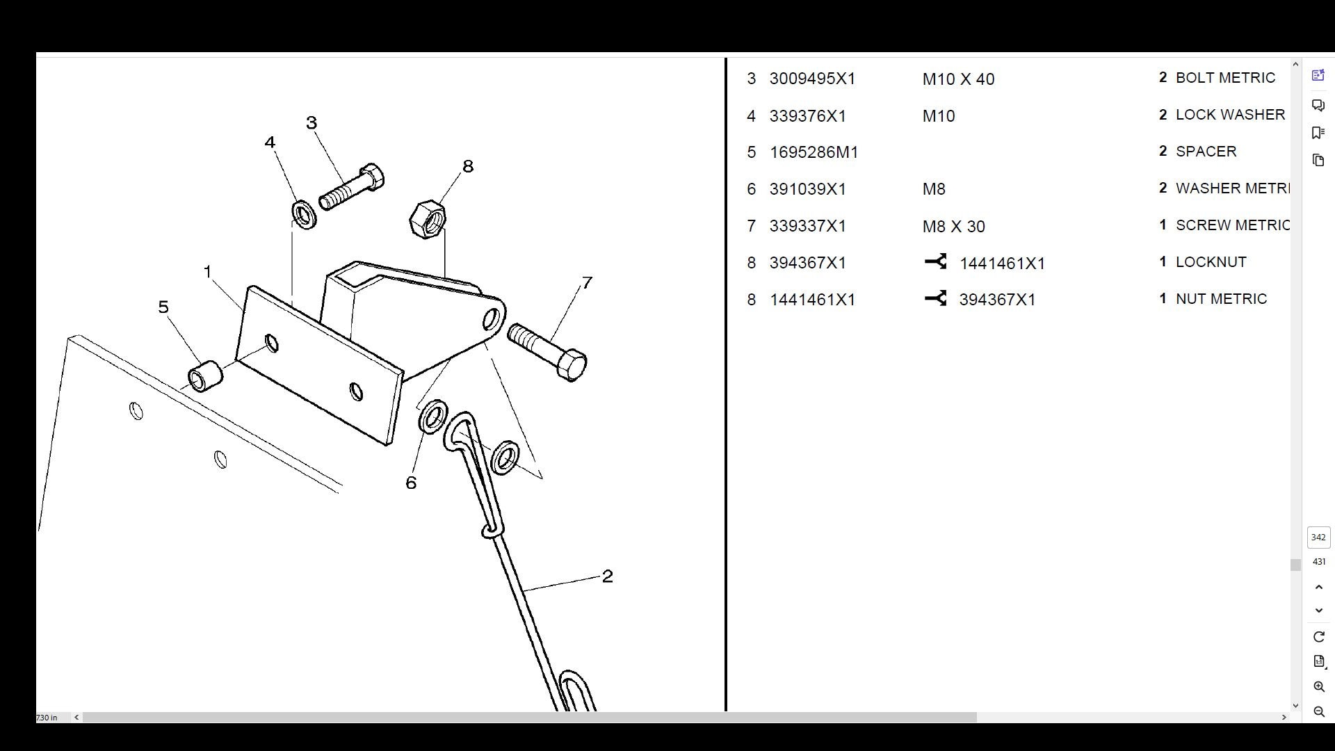 MASSEY FERGUSON MF 1040 Parts Manuals - 140pg Exploded Diagrams for ...