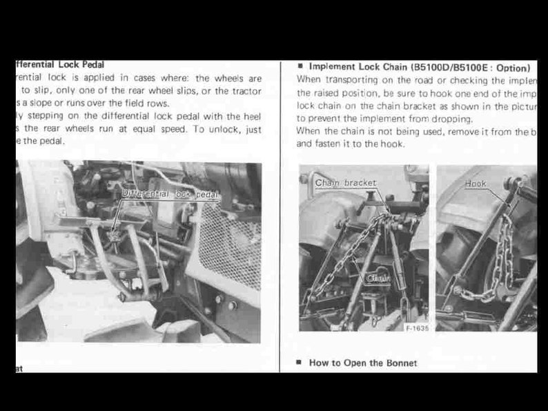 KUBOTA B5100 Operations & Parts Manuals -300pgs for B-5100 B 5100 E DT ...