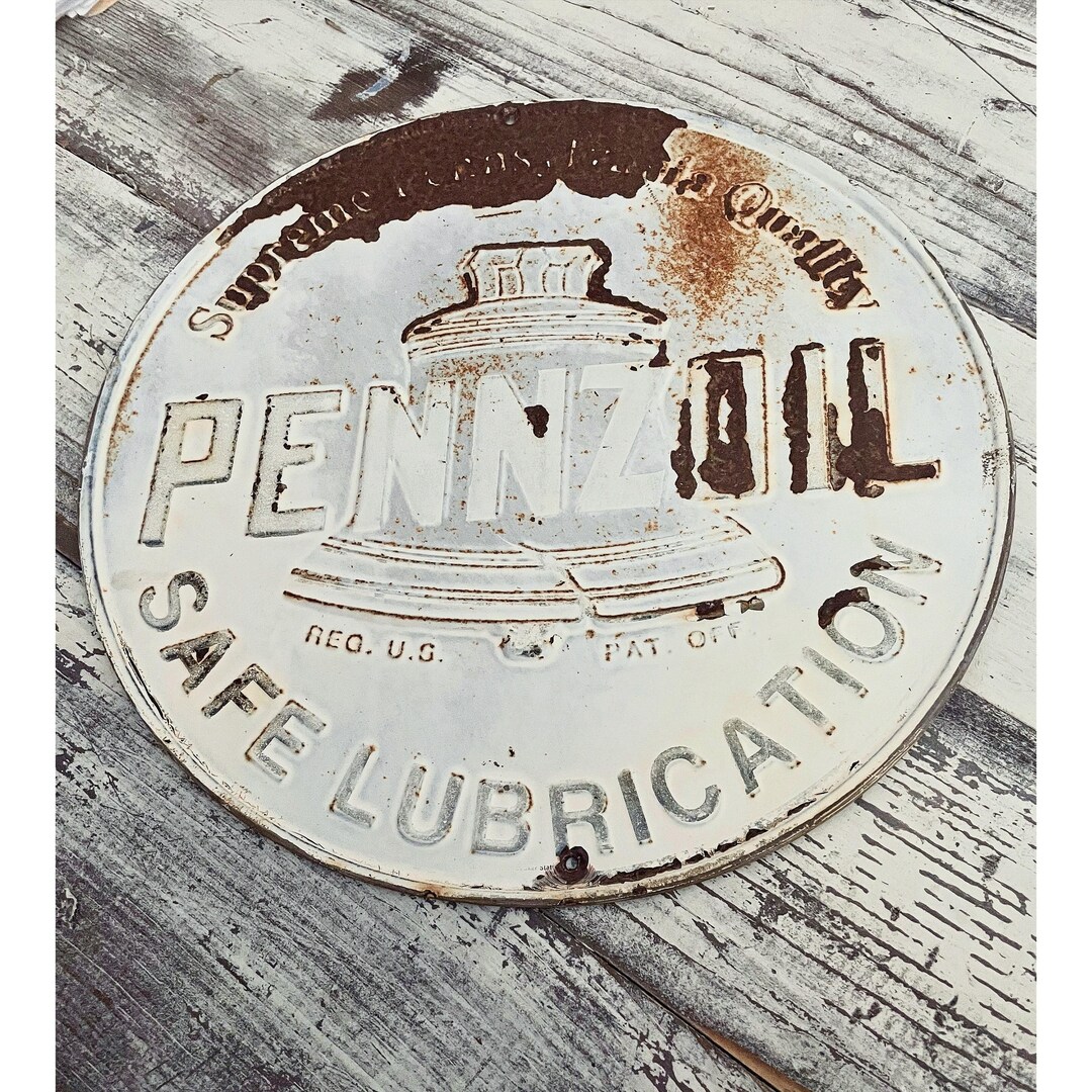 Vintage Motor Oil Sign - Etsy