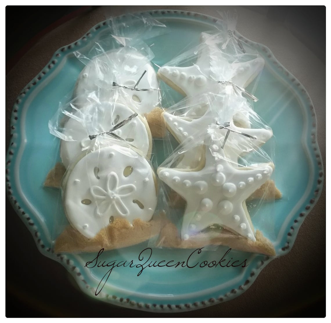 Sand Dollar and Starfish Beach Cookies - Etsy