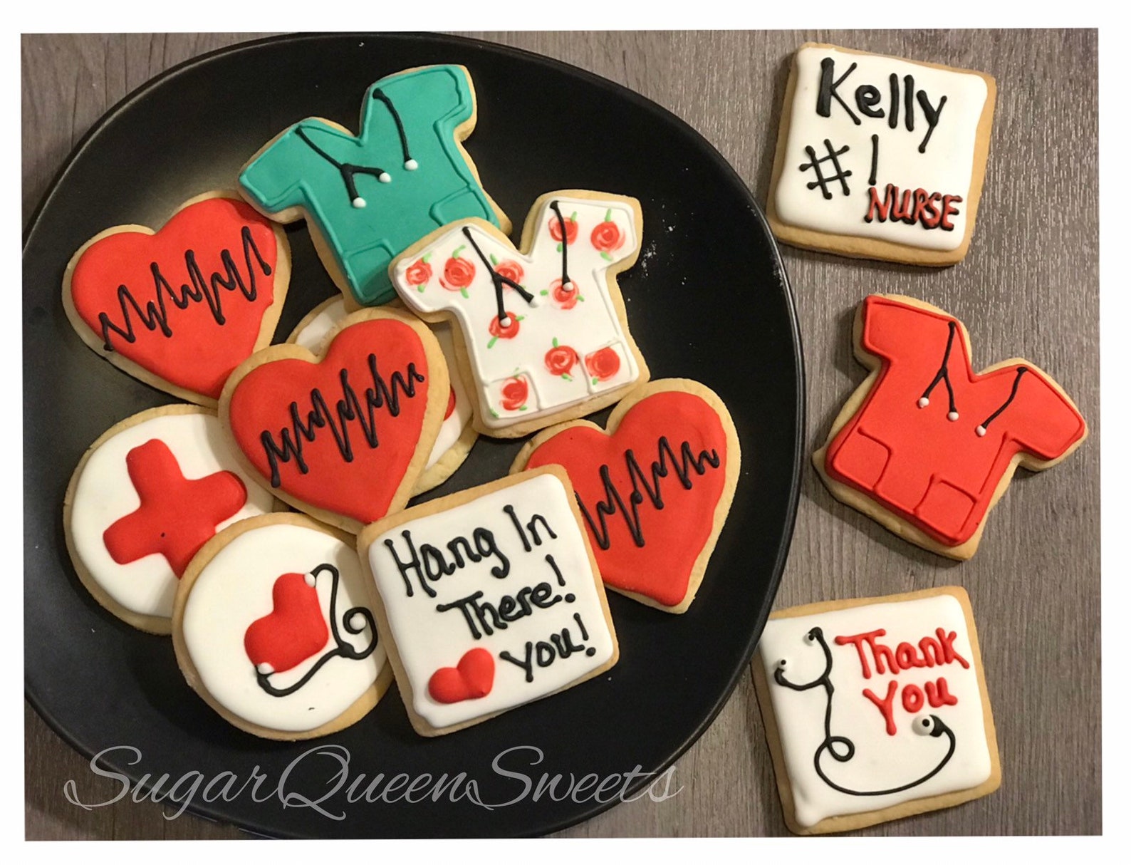 Nurse Sugar Cookies/thank You Cookies - Etsy