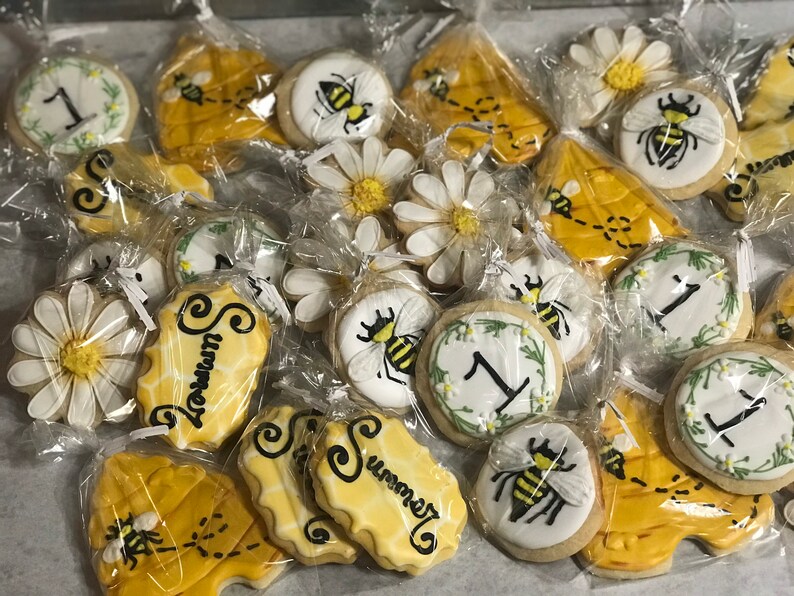 Bumble Bee Theme Sugar Cookies - Etsy