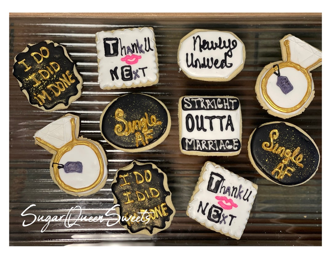 Divorce Decorated Sugar Cookies - Etsy