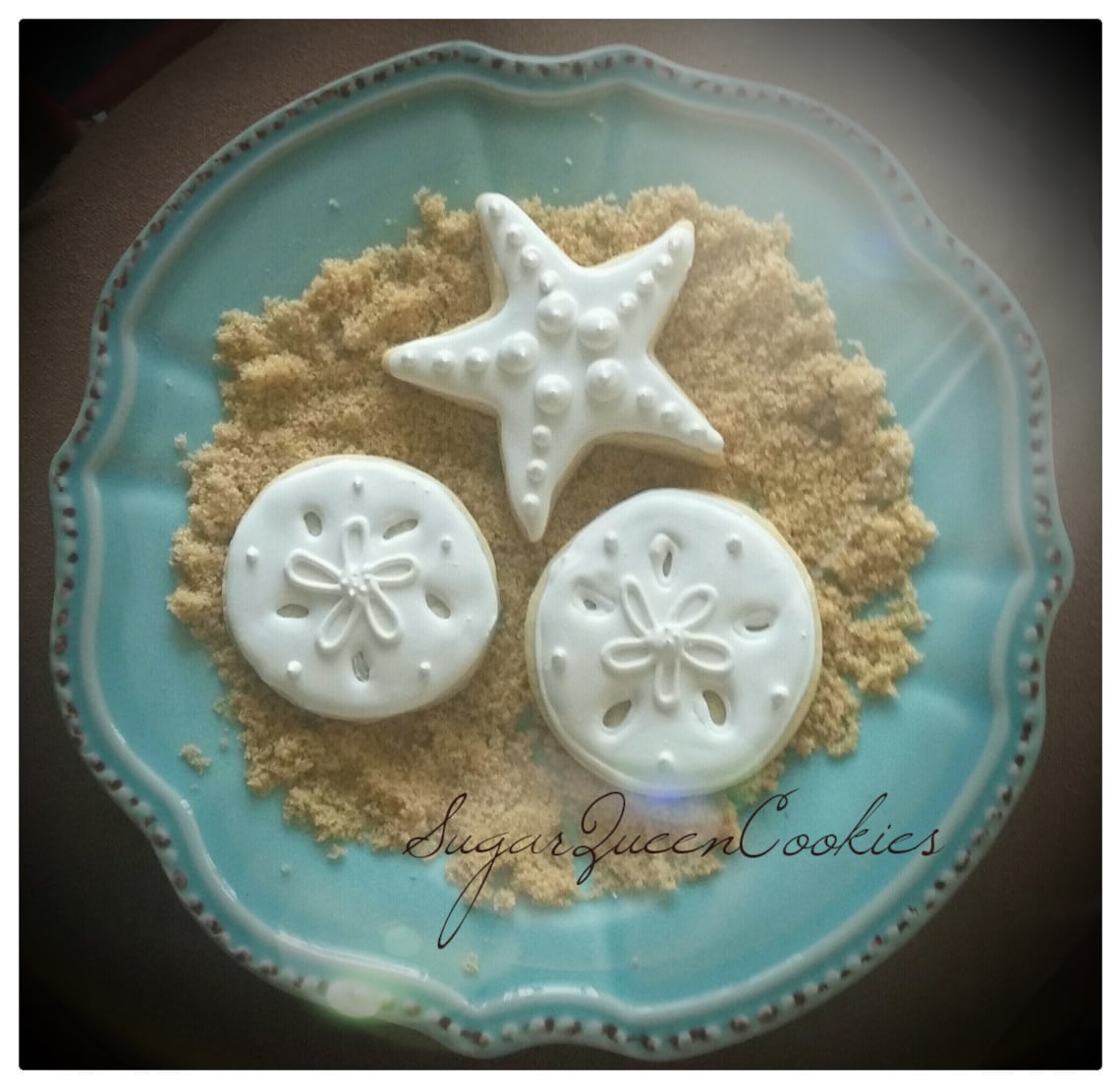 Sand Dollar and Starfish Beach Cookies - Etsy