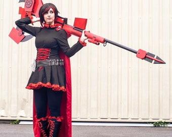 Made to Order Ruby Rose From Rwby Cosplay Costume and Prop - Etsy UK