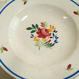 1950s Vintage French GIEN 6 Plates/dishes a Serving Dish. GIEN 'anne' 6 ...