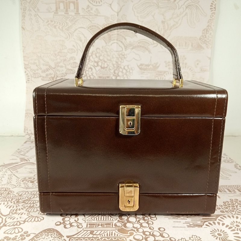 Leather Train Case - Etsy