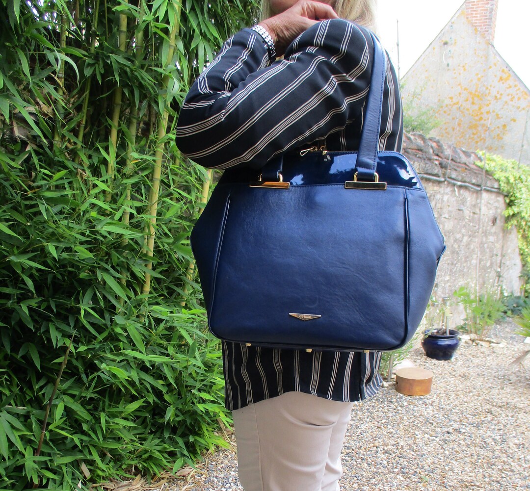 Large Giudi Italian Vachetta Leather Shoulder Bag Purse/grab Bag ...