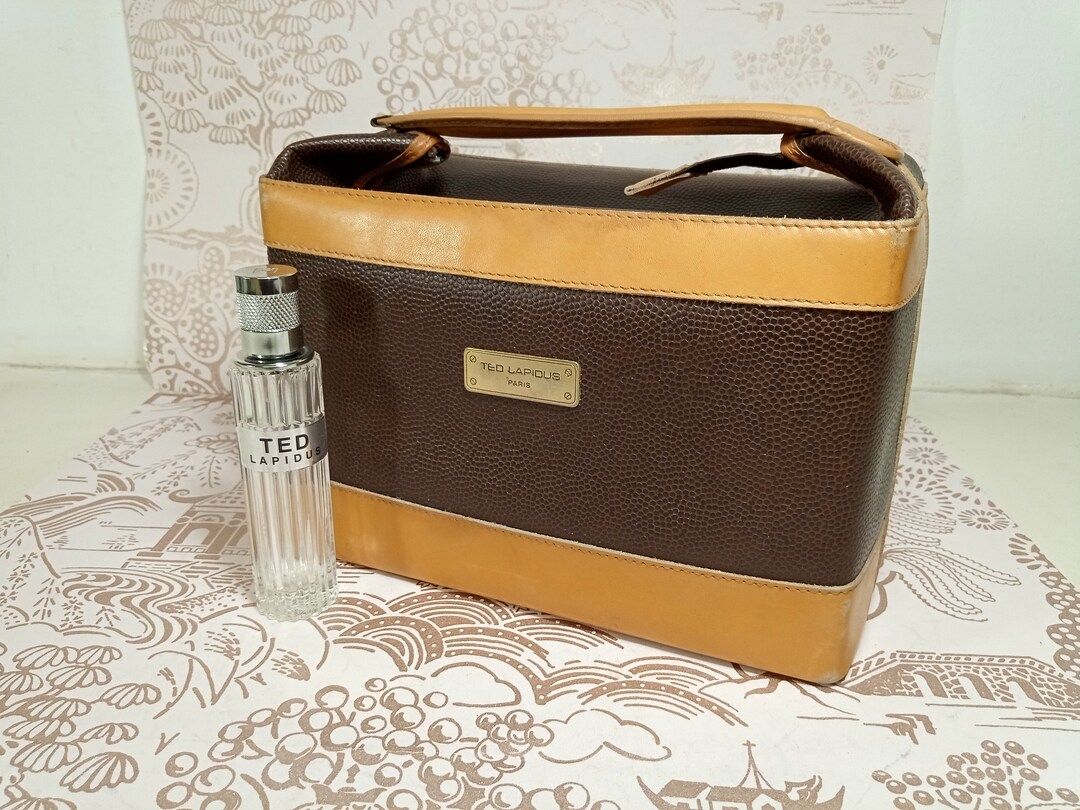 1970s Vintage French Ted Lapidus Train Case/ Toiletry Bag Unisex Bag ...