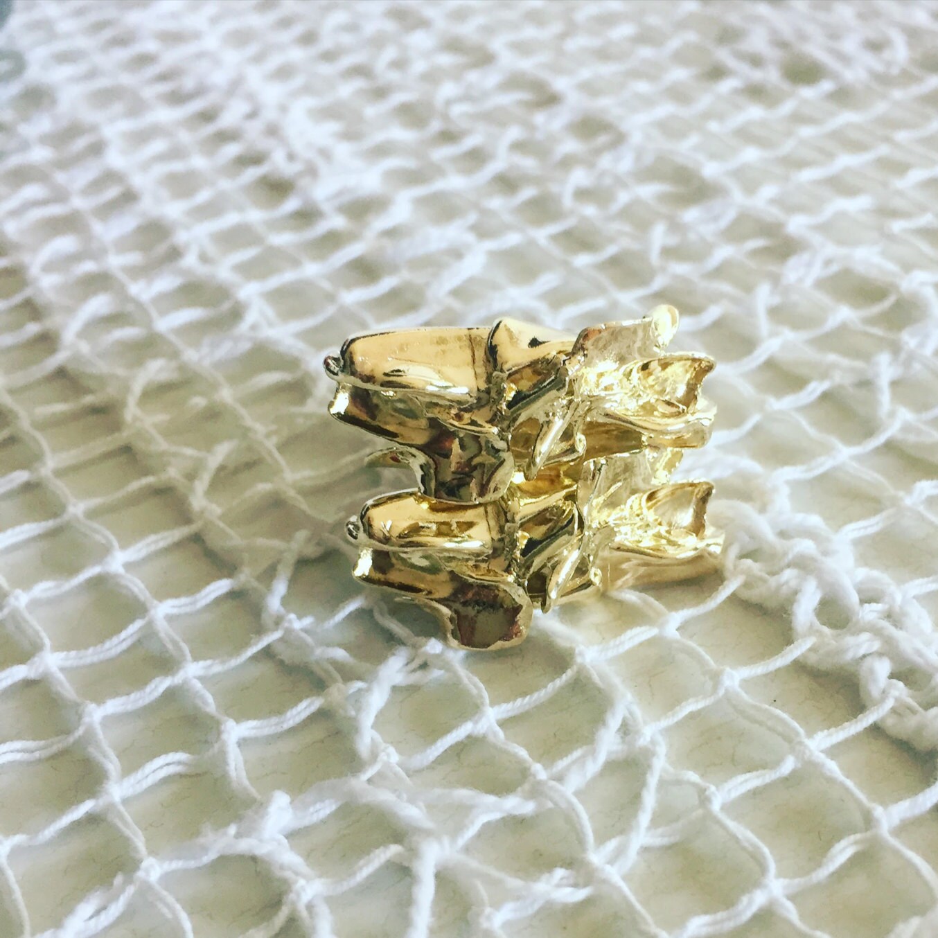 Gold Adjustable Bullet Ring Unique Ring Black Friday Sale - Etsy