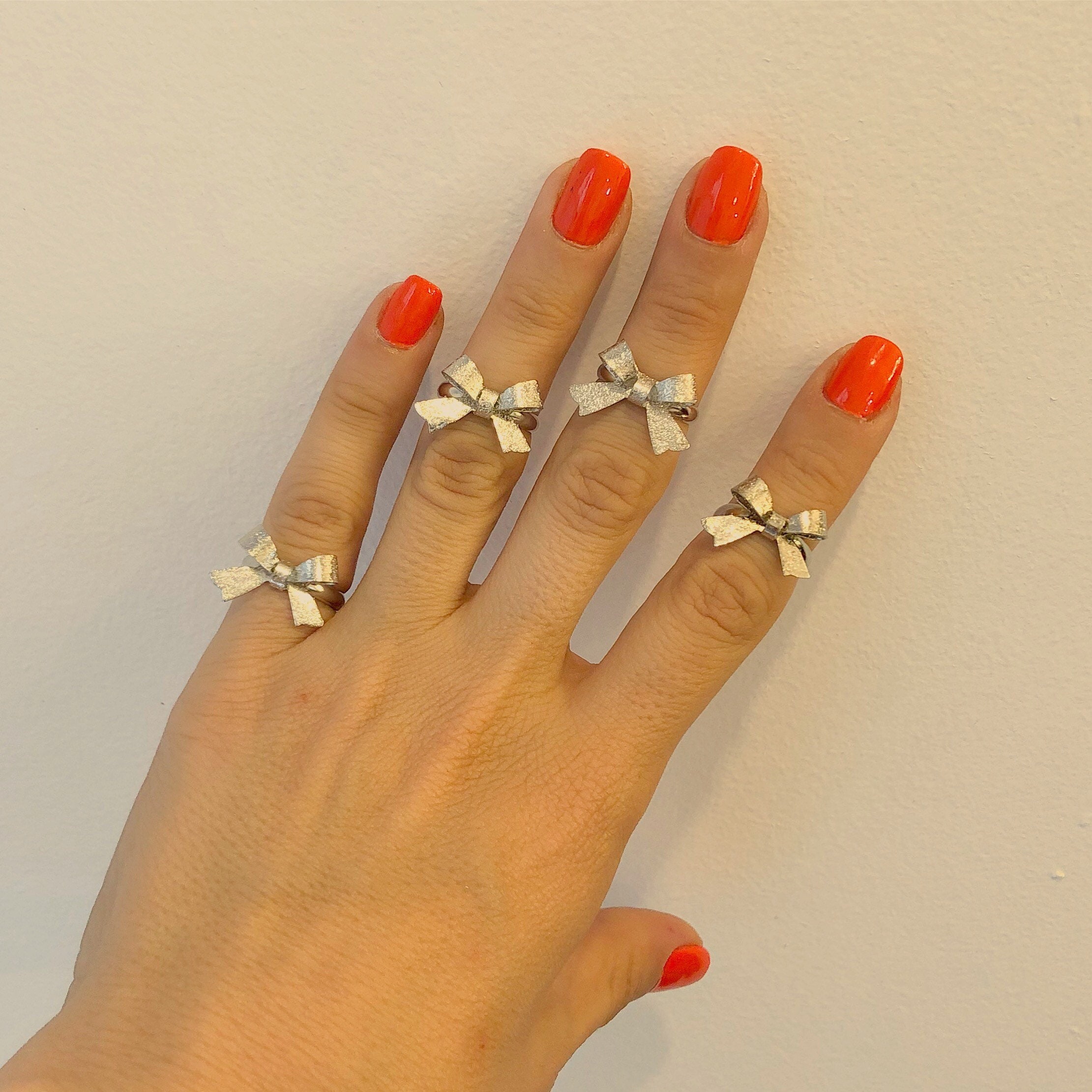 Gold Bow Midi Ring , Adjustable Bow Ring , Above Knuckle Ring. - Etsy ...