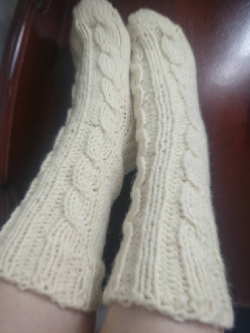 Cable Knit Slippers - Etsy UK