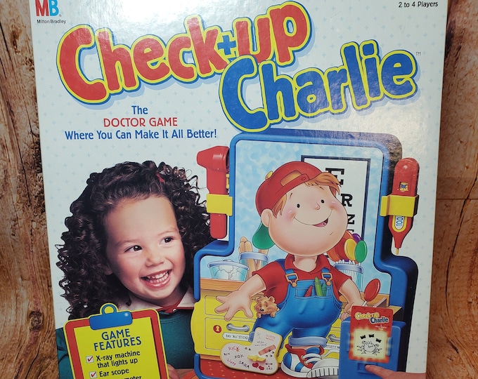 Check-up Charlie: the Doctor Game - Milton Bradley - 1995 - COMPLETE - Etsy
