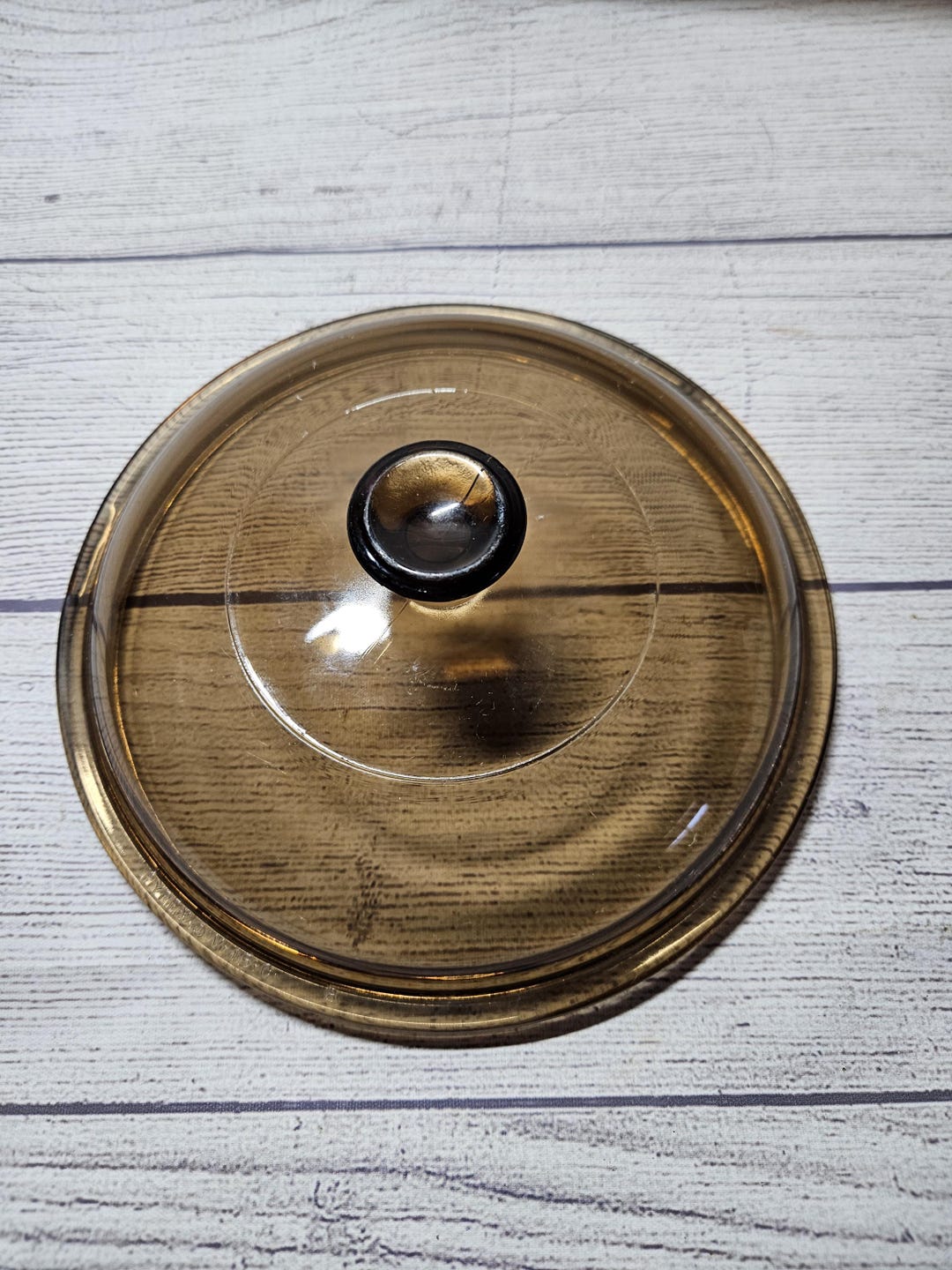 Pyrex Corning Vision Ware Glass Saucepan 7.25 LID ONLY V-1.5-C Amber ...