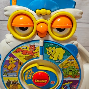 Vintage Mattel 1996 See' N Say Whooo Says Owl TESTED/ WORKING - Etsy