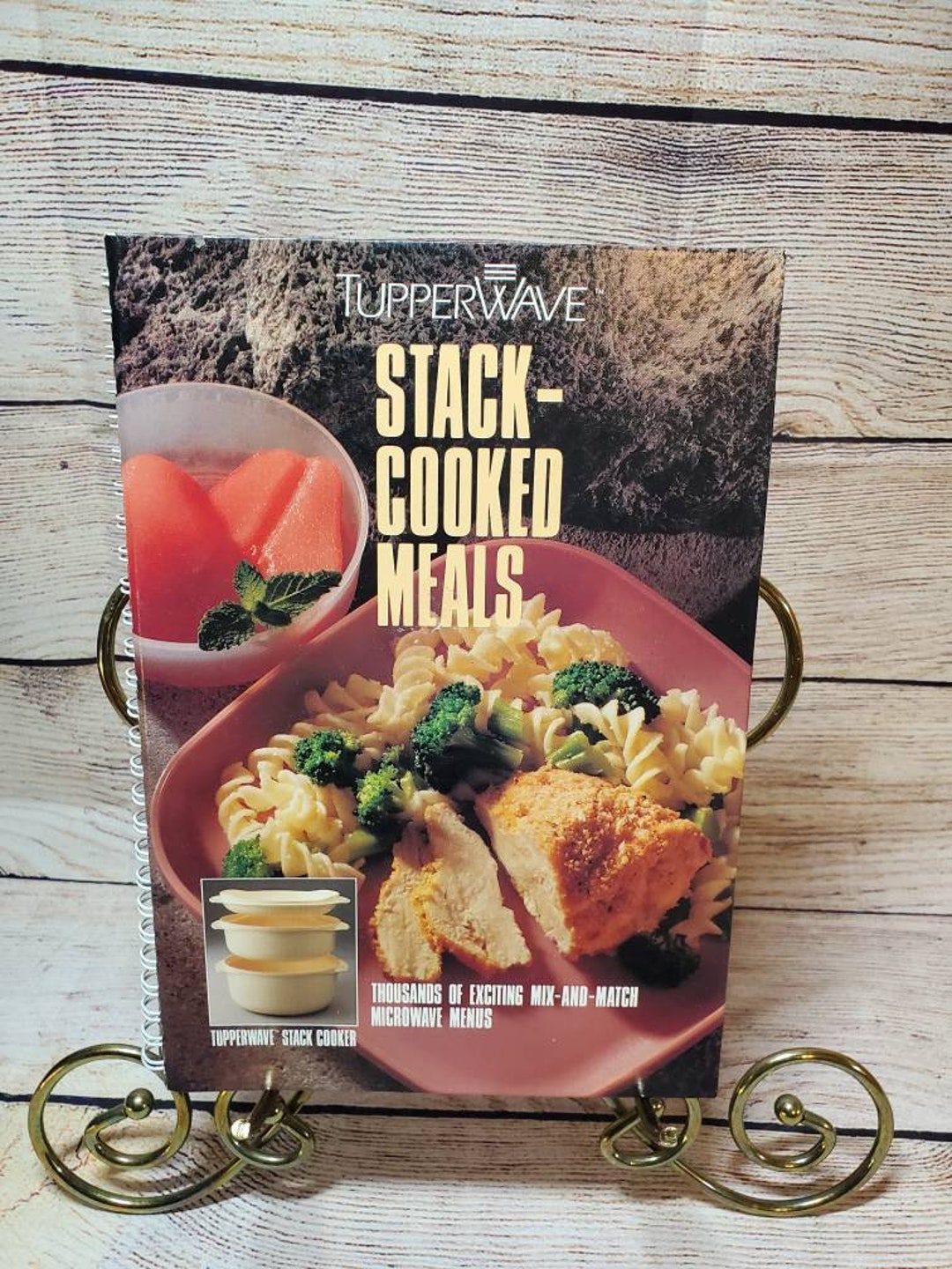 Tupperwave Stack-cooked Meals Recipe Book 1990 Vintage Tupperware ...