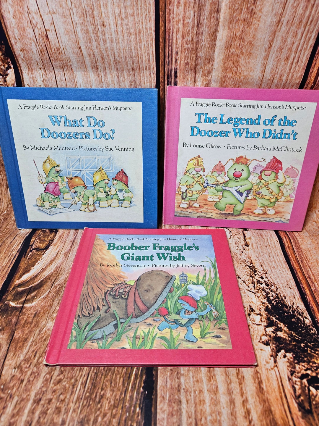 Fraggle Rock Book Pair Muppet Press 1984 Hardcover Jim Henson's Muppets ...