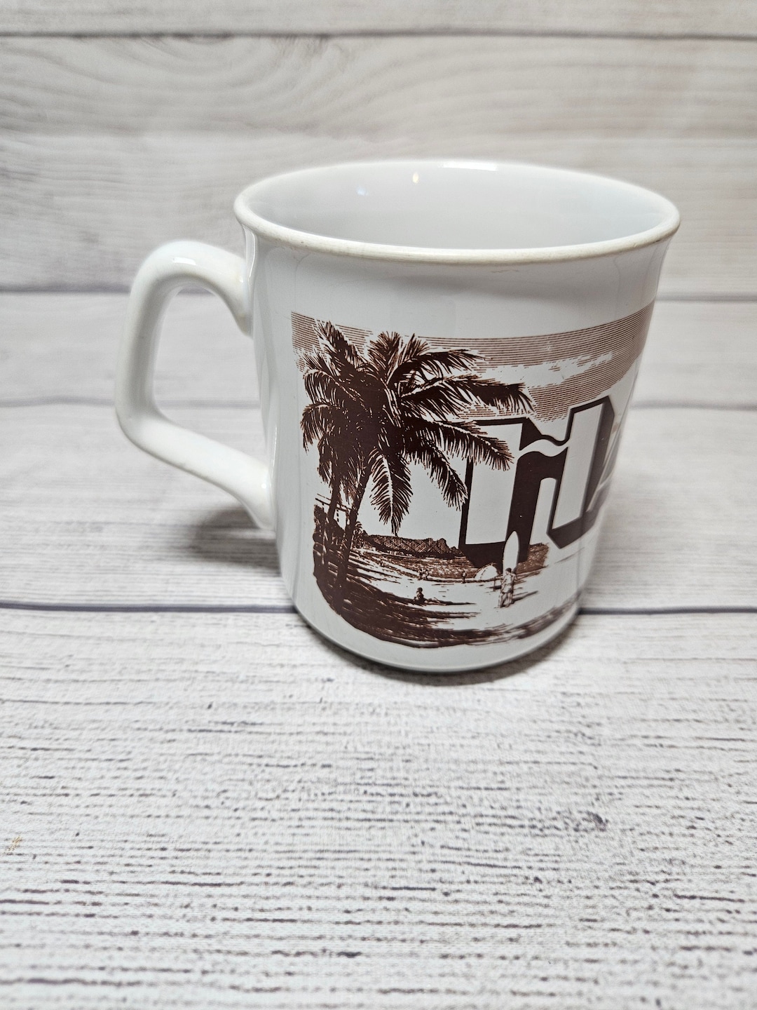 Vintage TAMS HAWAII Coffee Mug 1980s Made in England Small Size Mug - Etsy