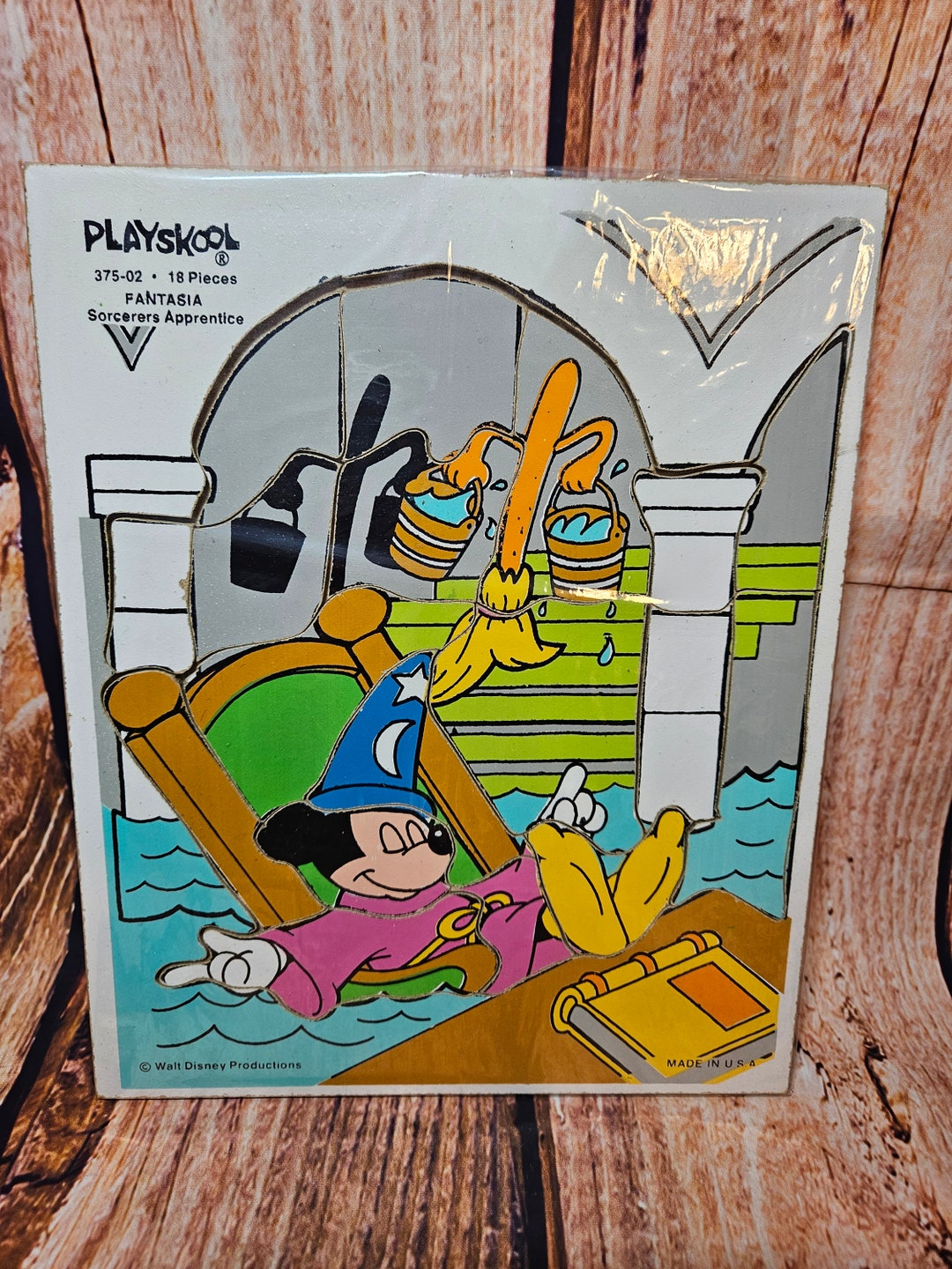 Vtg Playskool Mickey Mouse Fantasia Sorcerers Apprentice - Etsy