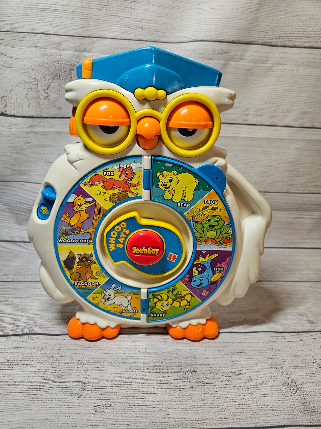 Vintage Mattel 1996 See' N Say Whooo Says Owl TESTED/ WORKING - Etsy